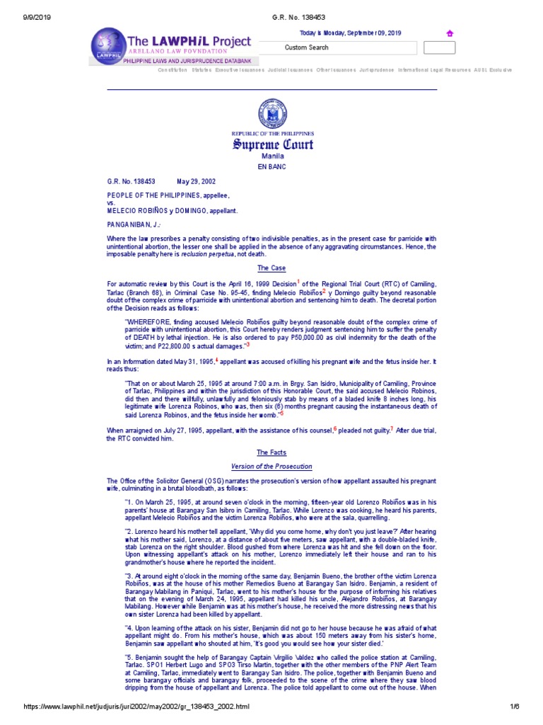 Legal Review: Parricide Case Analysis | PDF | Insanity Defense | Insanity