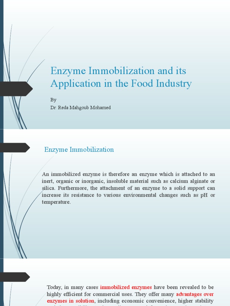 Enzyme Immobilization | PDF