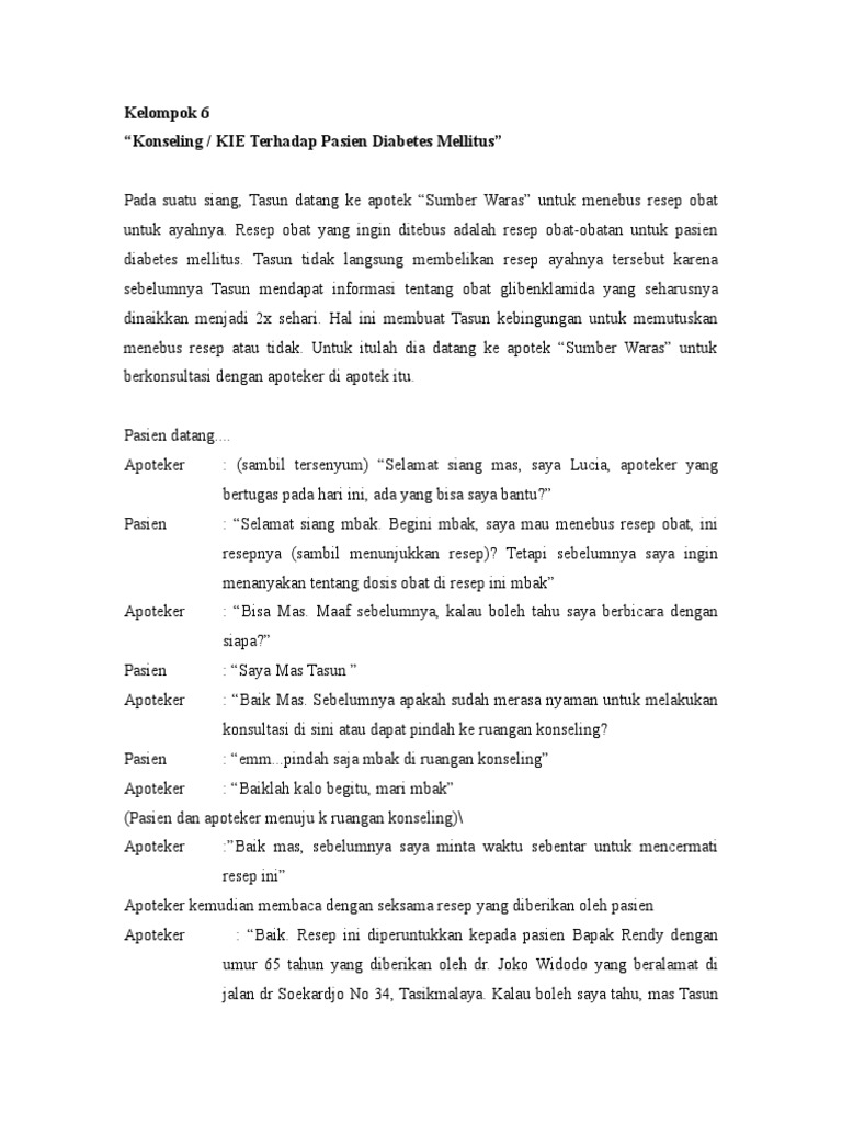 KIE Obat DM | PDF