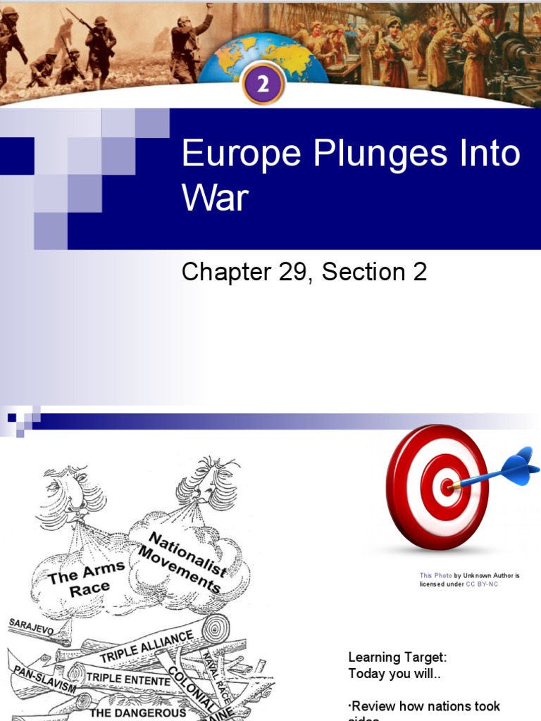 Europe Plunges Into War: Chapter 29, Section 2 | PDF | Trench Warfare ...