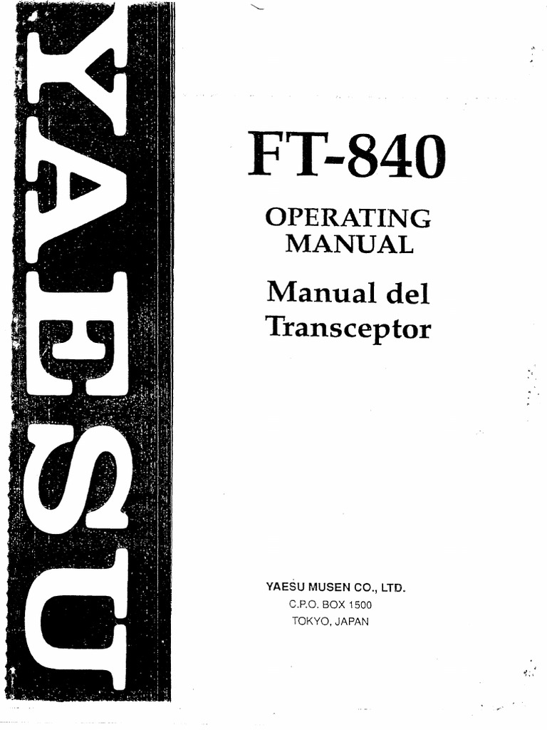 FT-840 User ES | PDF