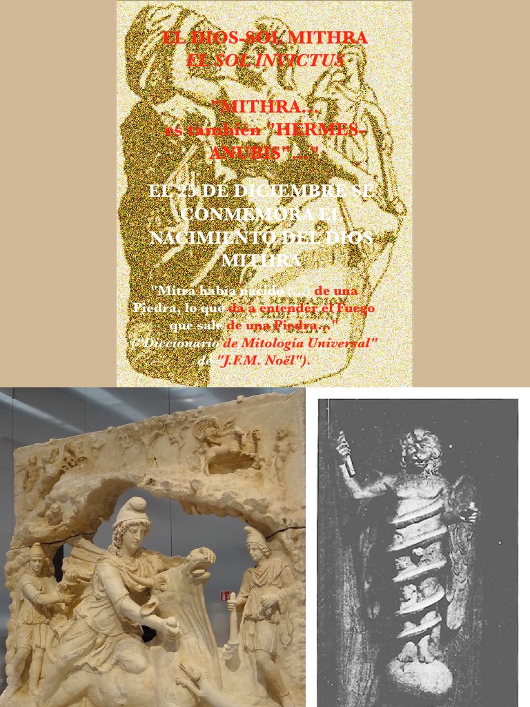 El Dios-Sol Mithra - EL SOL INVICTUS | PDF | Zoroastrismo | Incendios