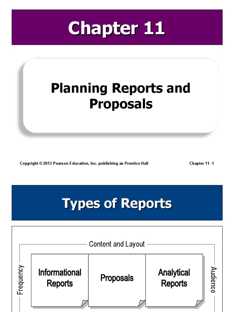 Planning Reports and Proposals: Chapter 11-1 | PDF | Copyright ...