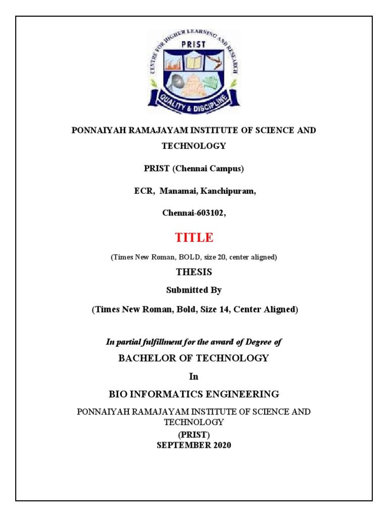 Final Documentation | PDF | Thesis | System