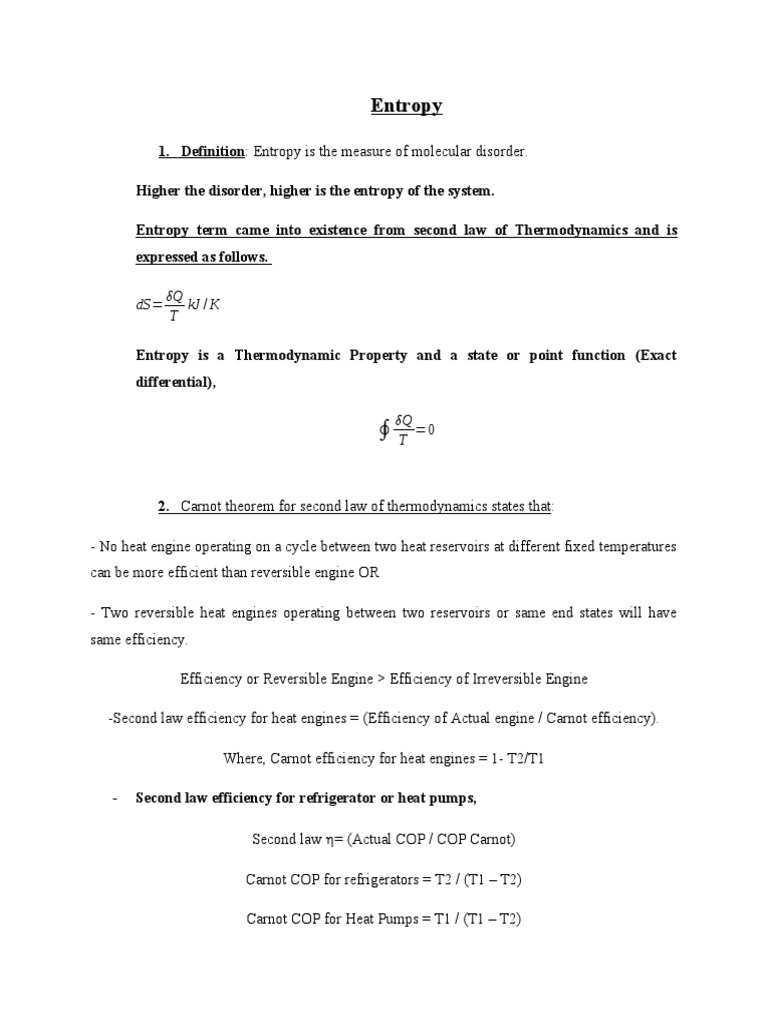 Understanding Entropy: A Comprehensive Review of the Fundamental ...