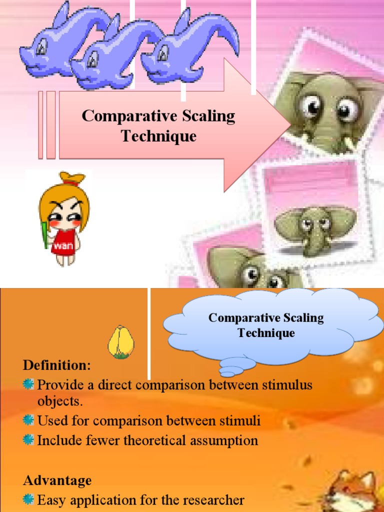 Comparative Scaling Technique Comparative Scaling Technique | PDF ...