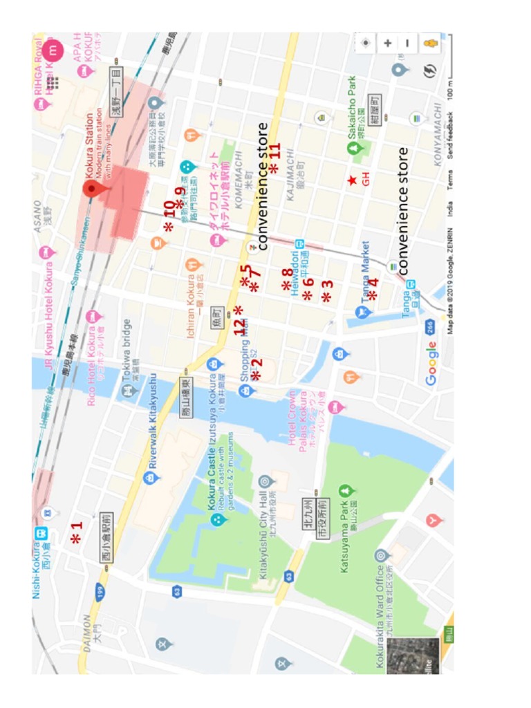 Kokura Station Map | PDF
