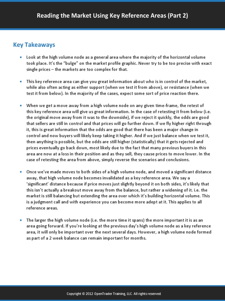 Key Reference Areas Part 2 - Key Takeaways | PDF | Market (Economics ...