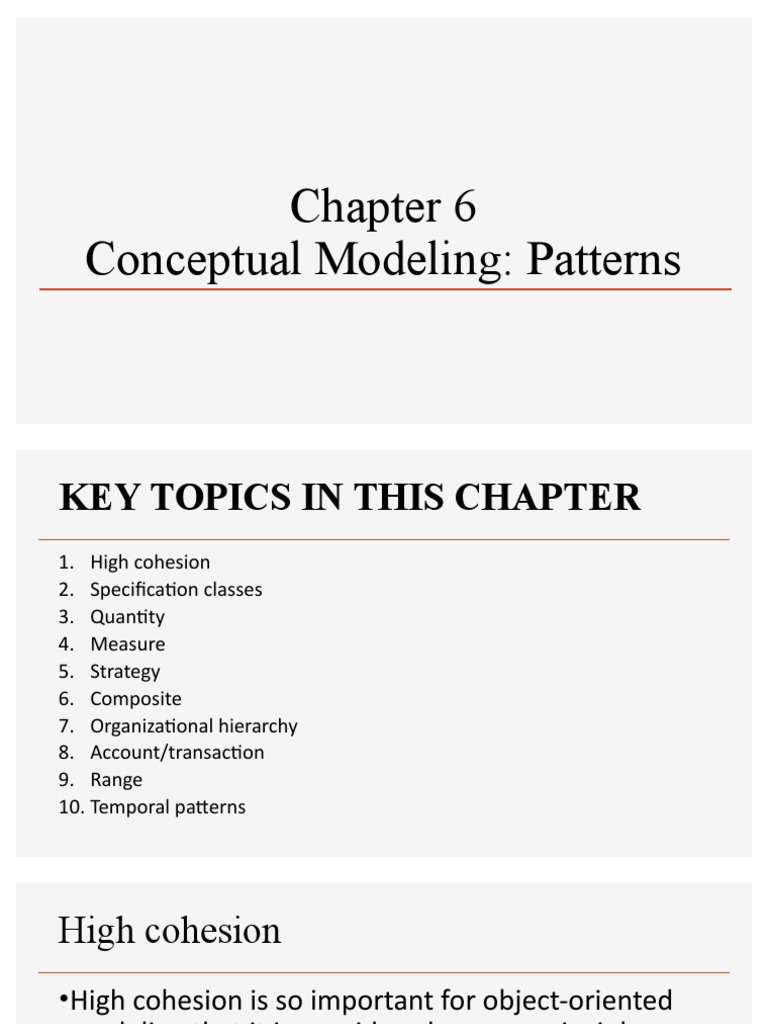 Conceptual Modeling: Patterns | Download Free PDF | Class (Computer Programming) | Object ...