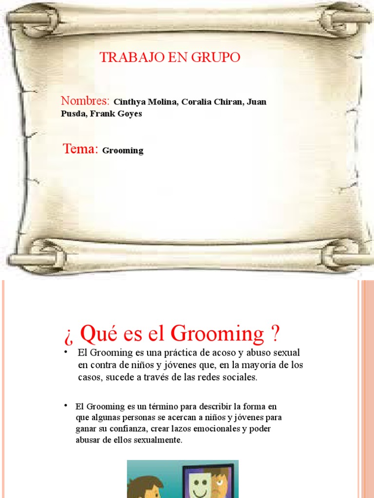 Trabajo Sobre El Grooming | PDF | Internet | Comunicación