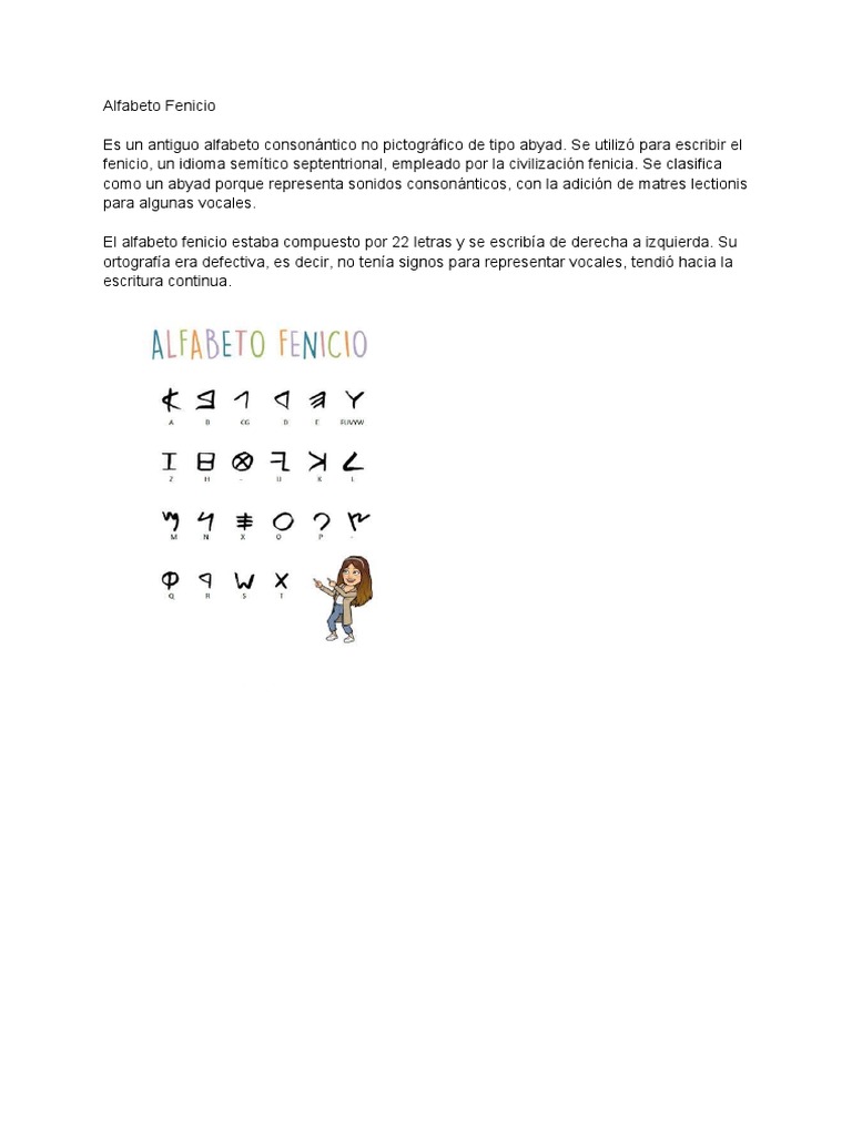 Alfabeto Fenicio | PDF | Poesía | Clásicos