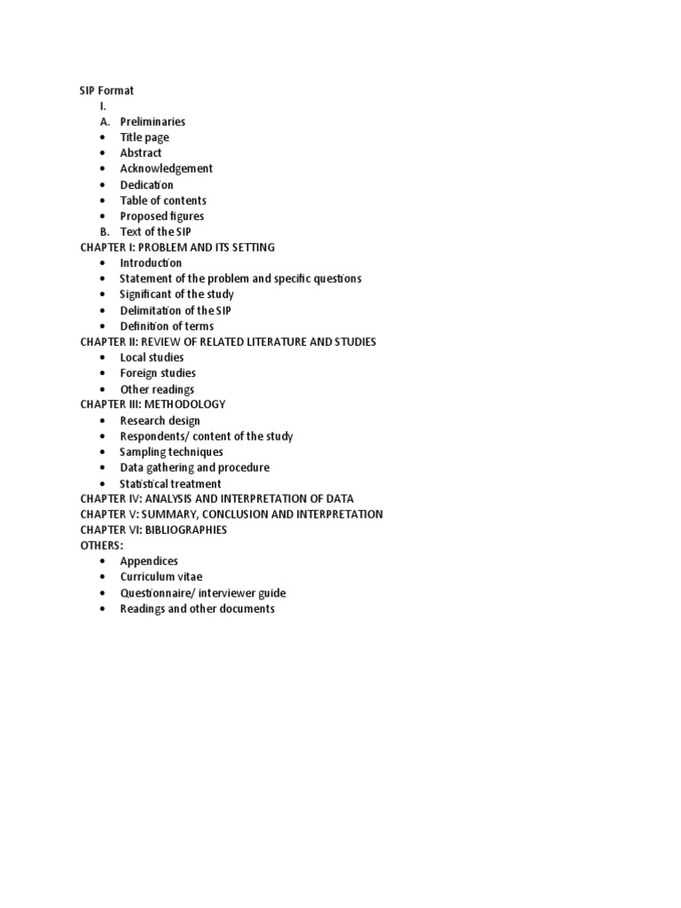 SIP Format | PDF | Evaluation Methods | Scientific Method
