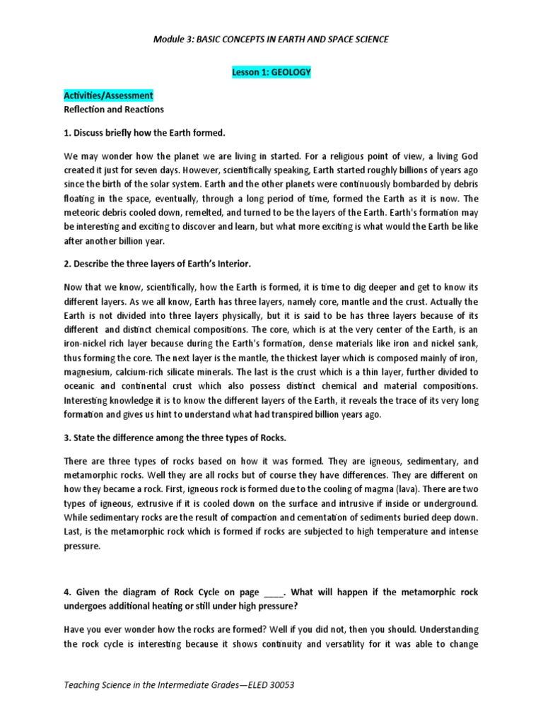 Teaching Science in The Elementary Grades | PDF | Rock (Geology) | Volcano