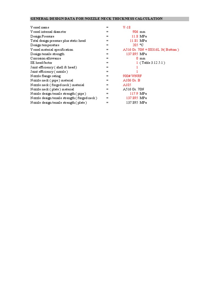 50 Inch Manhole Neck Calculation | PDF | Pascal (Unit) | Pressure