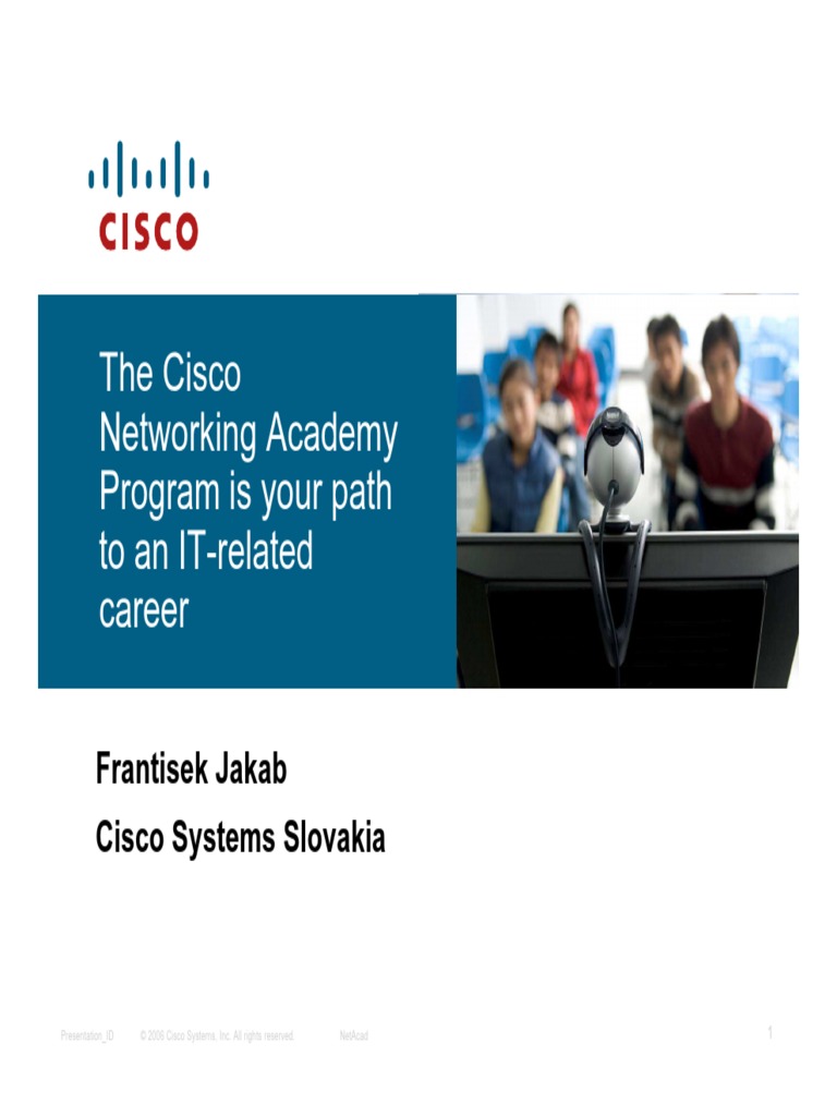 The Cisco Networking Academy Program Isyour Path Toan IT-related Career ...