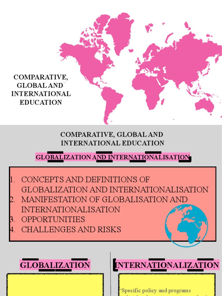 Comparative Global And International Education Pdf Globalization