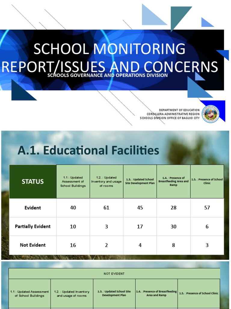 SGOD School Monitoring Report | PDF