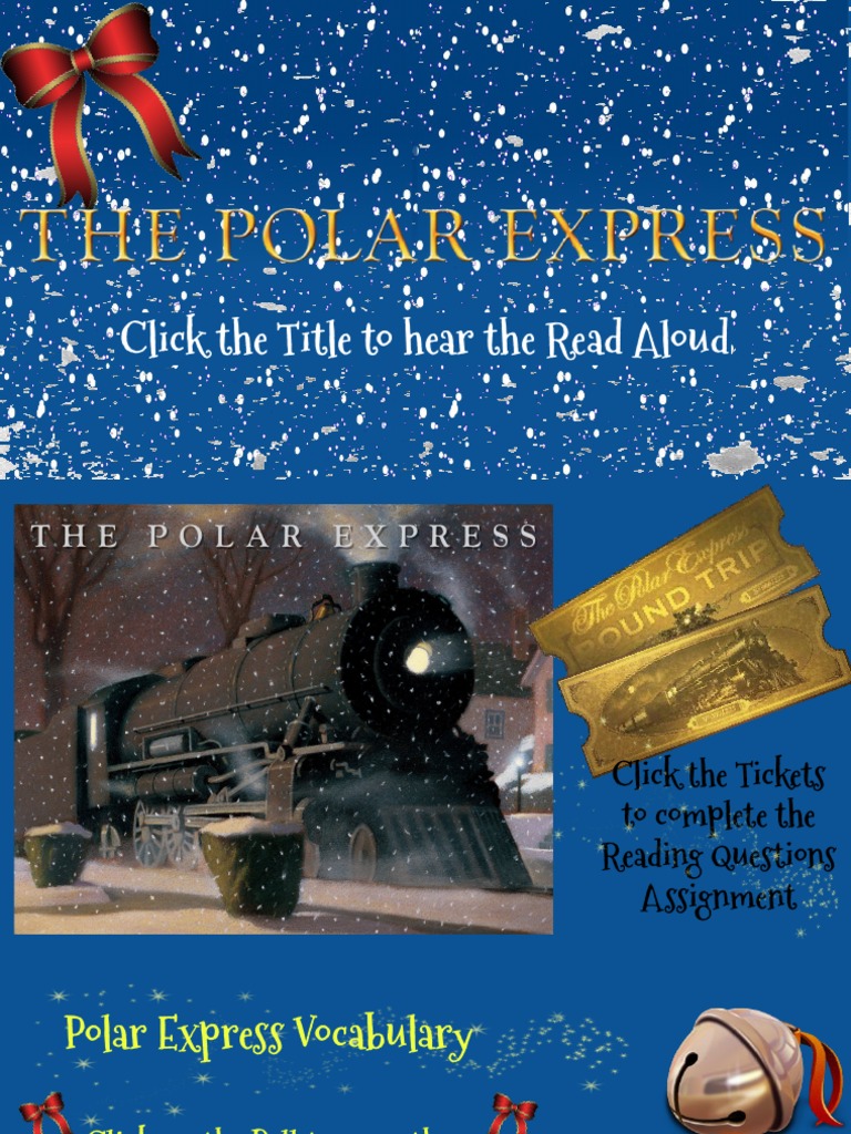 Polar Express Read Aloud Resources | PDF