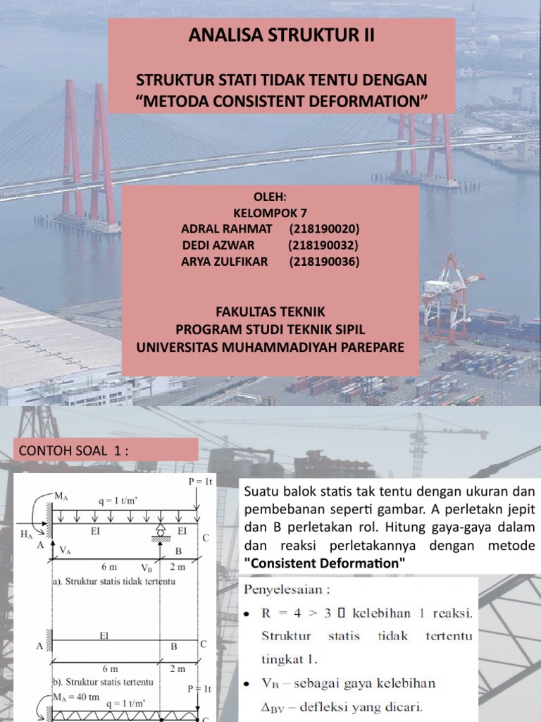 Analisis Balok Statik Metode Deformasi | PDF