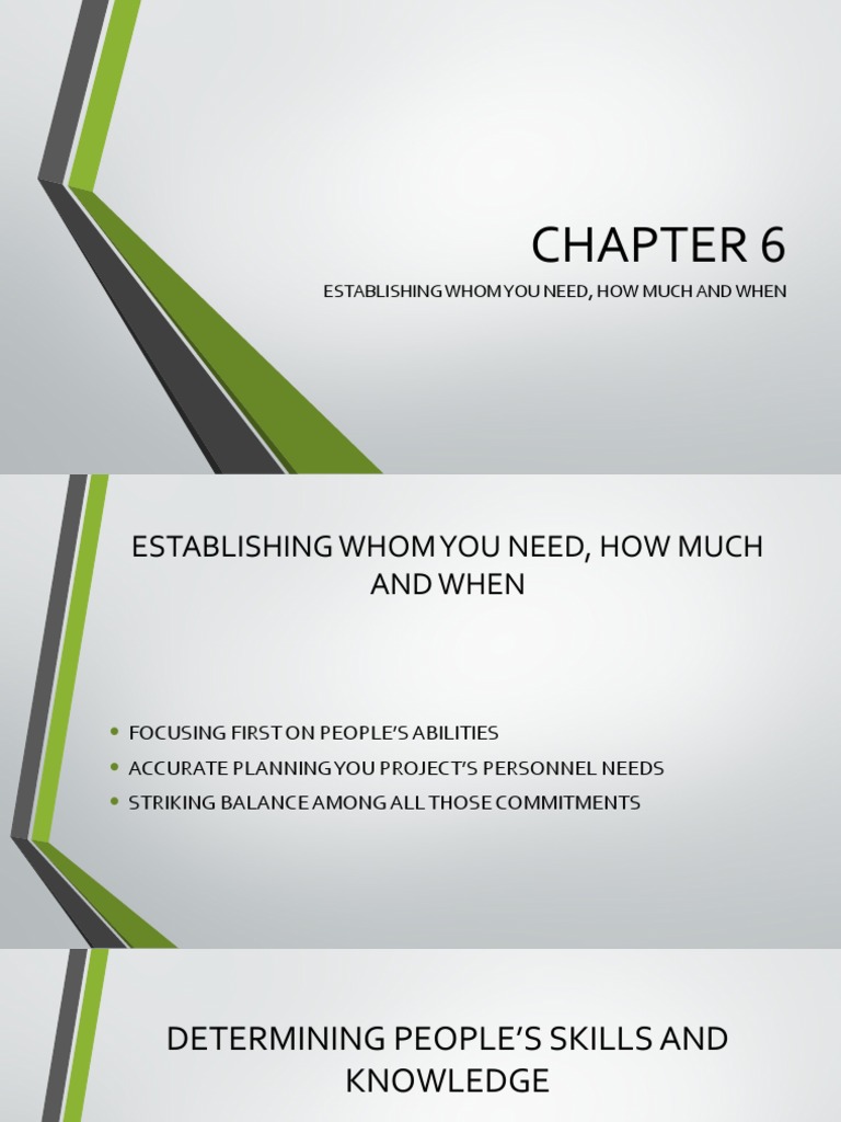 Project Personnel Planning Guide | PDF | Competence (Human Resources ...