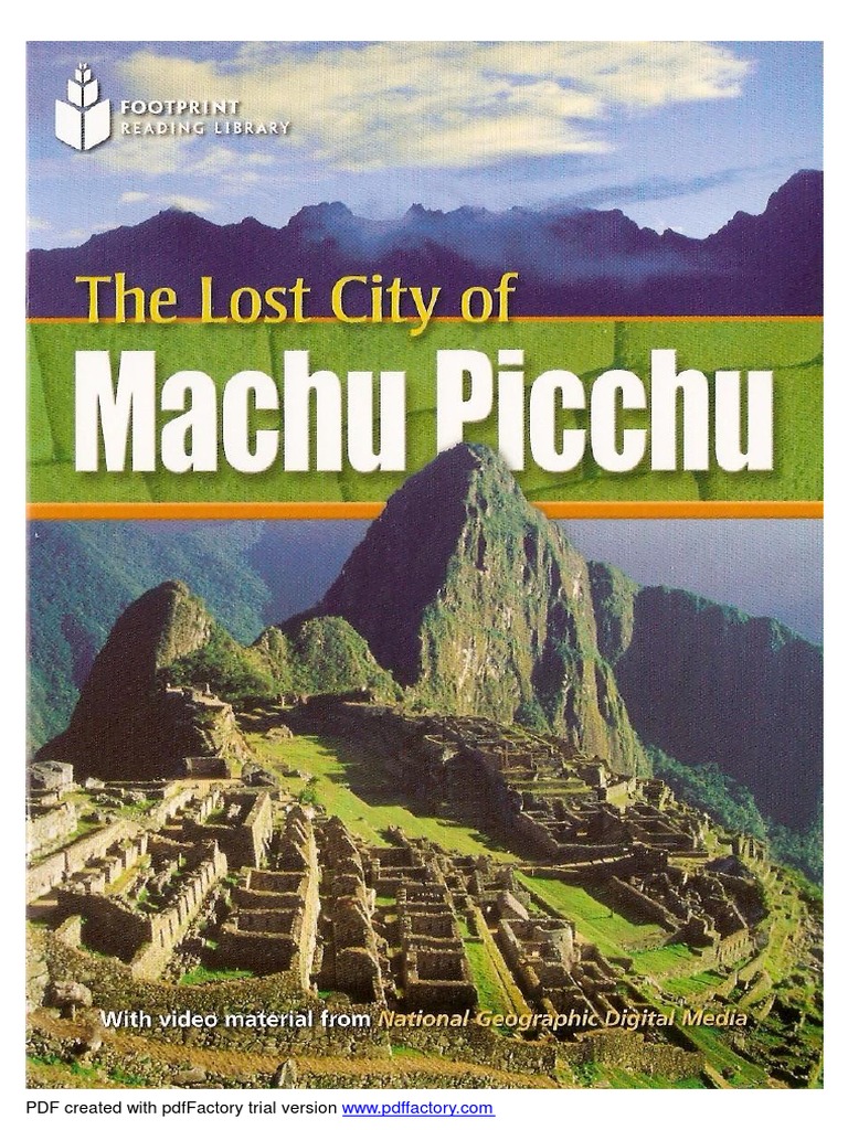 The Lost City of Machu Picchu PDF | PDF