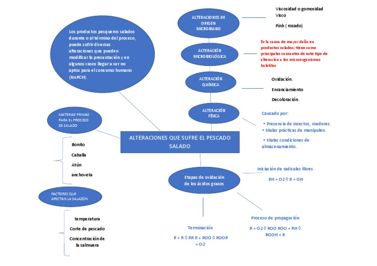 Mapa Mental | PDF | Pescado como alimento | Química