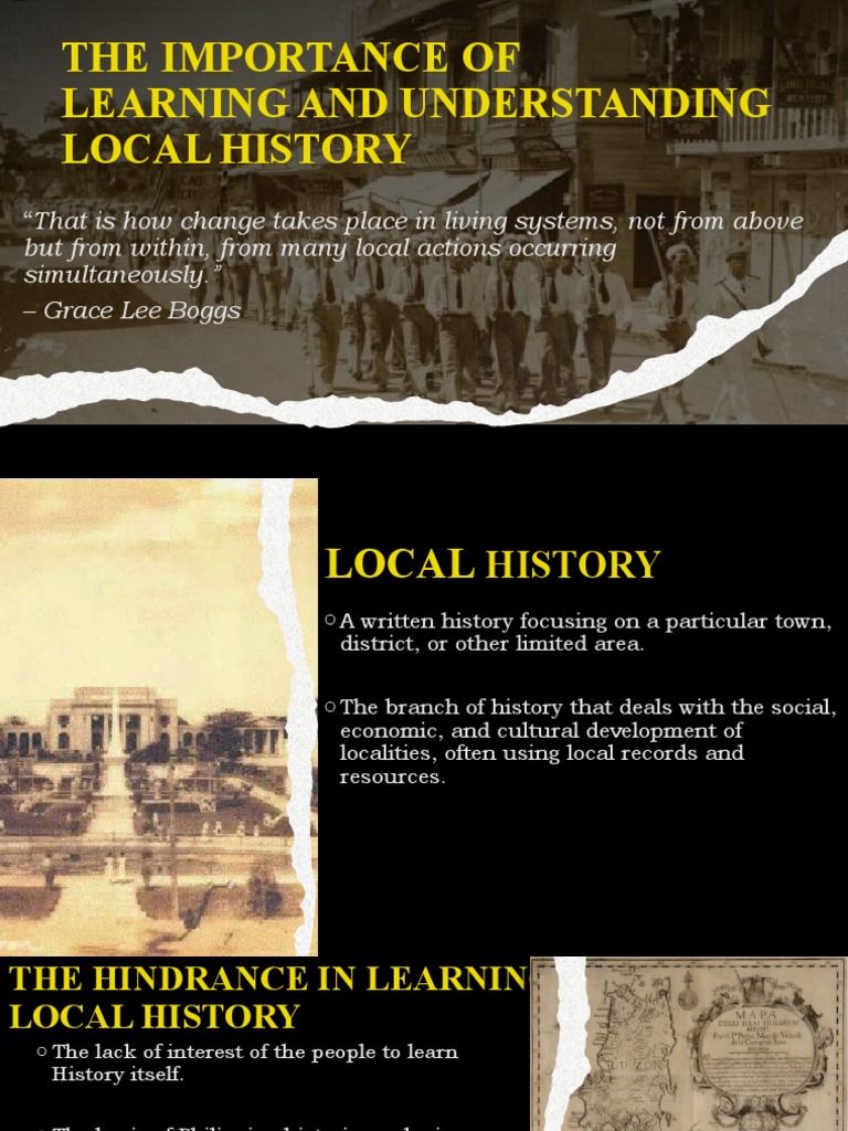 The Importance of Learning and Understanding Local History | PDF ...