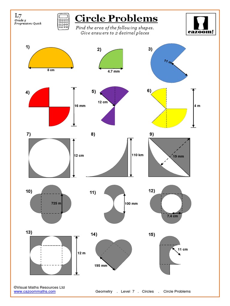 Circle Problems | PDF