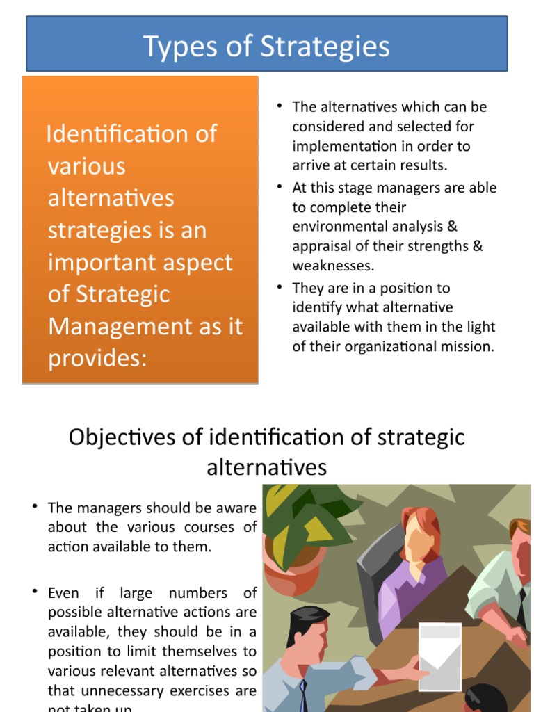 Types of strategies