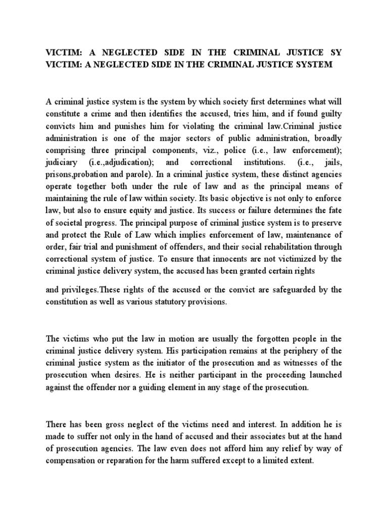 Introduction To The Topic | PDF | Criminal Justice | Crime & Violence