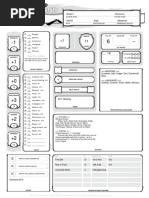 Infected Character Sheet | PDF | Role Playing Games | Leisure