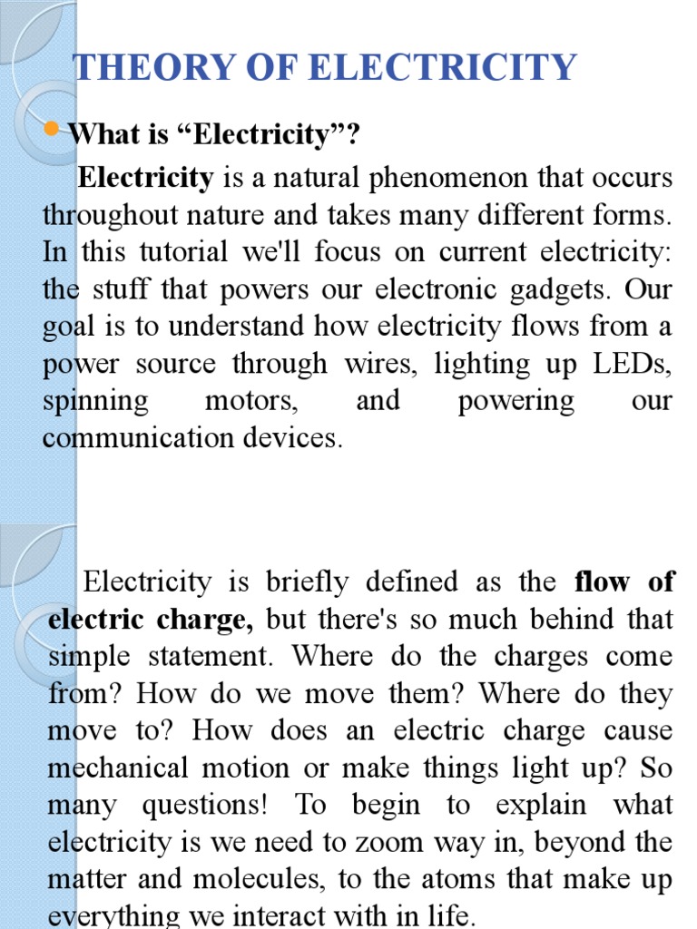 Module 1 Basic Electrical Ideas Units Part I 1 | PDF | Atoms | Electric ...