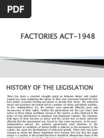 Factory Act 1948 PDF | PDF | Act Of Parliament | Employment