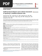 Modified Ashworth Scale Overview | PDF