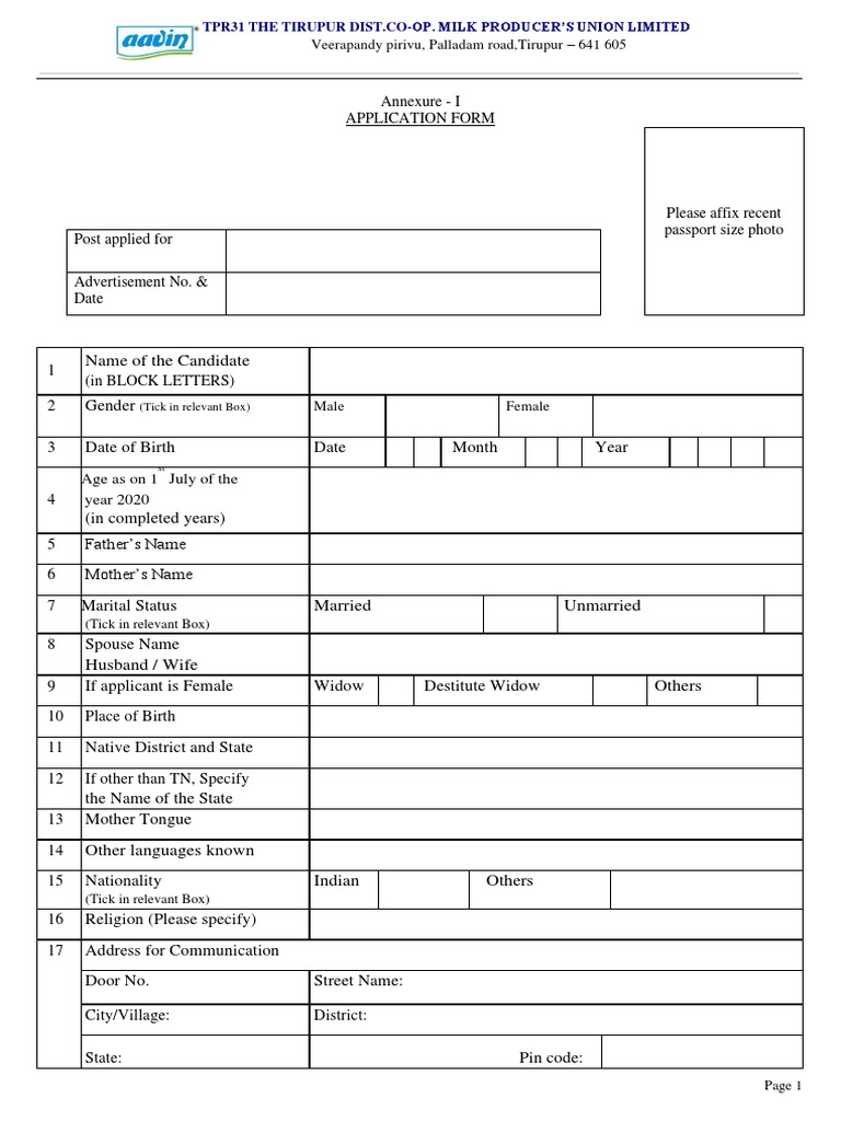 TPR Application Form - Manager - SFA 18.12.20 | PDF