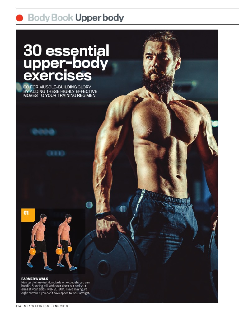 30 Essential Upper Body Exercises | PDF | Physical Exercise | Weight ...