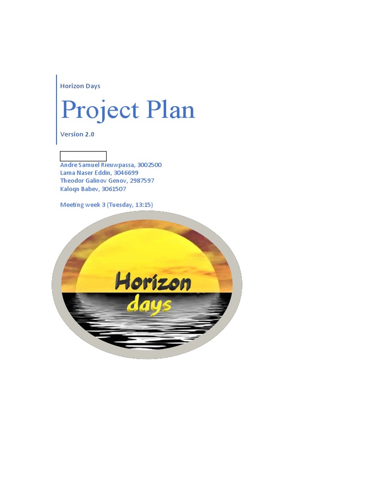 PROP - Project Plan v2.0 | Download Free PDF | Web Application ...