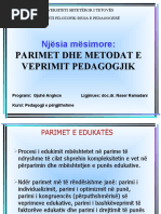 Planifikimi I Ores Mesimore Model | PDF