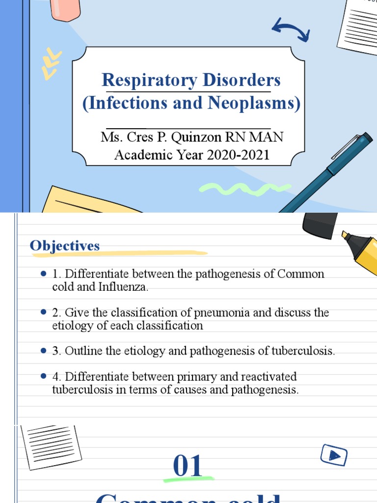 Disorders of Respiratory Function - Infections and Neoplasms - 2020 ...