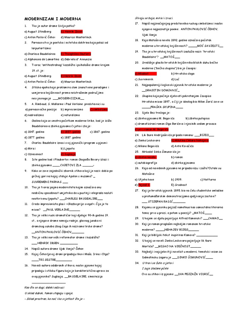 Modernizam I Moderna | PDF