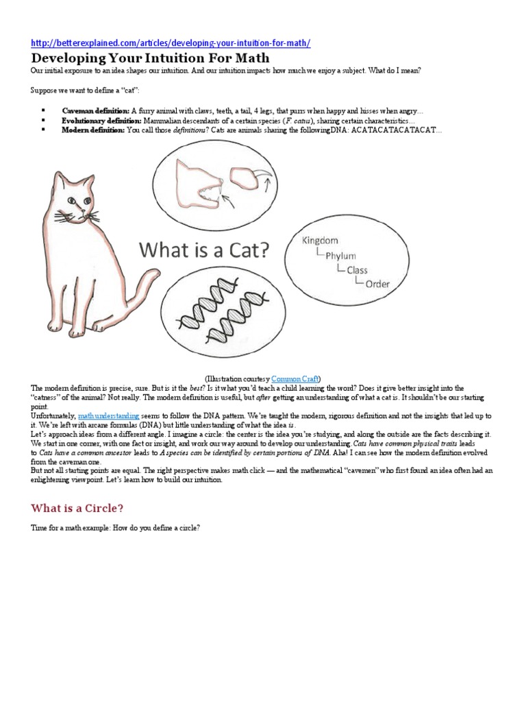 Developing Your Intuition For Math | PDF | Exponentiation | Teaching ...