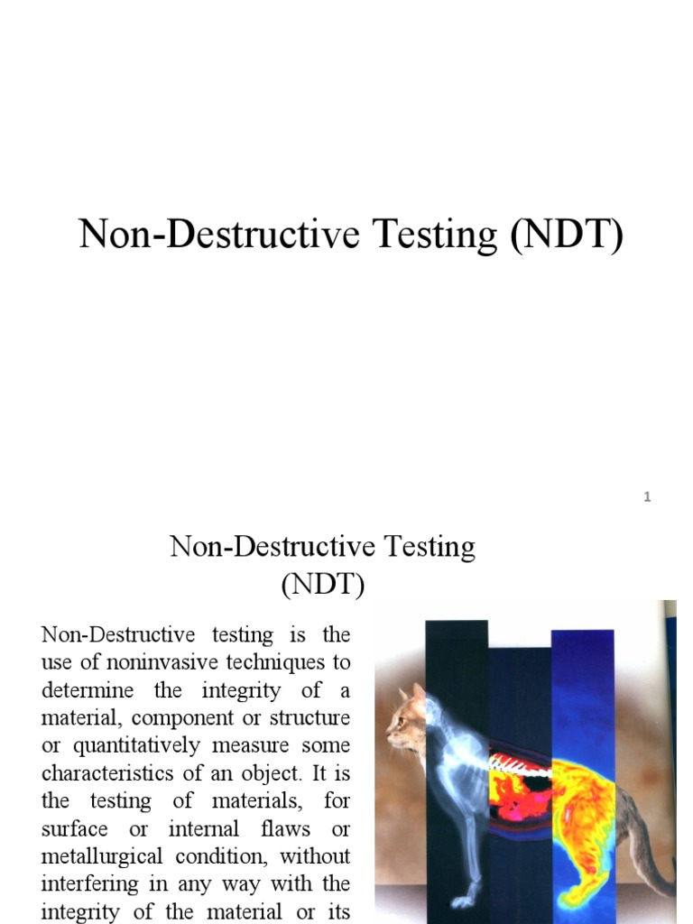 Non Destructive Testing Ndt Pdf Radiography Nondestructive Testing