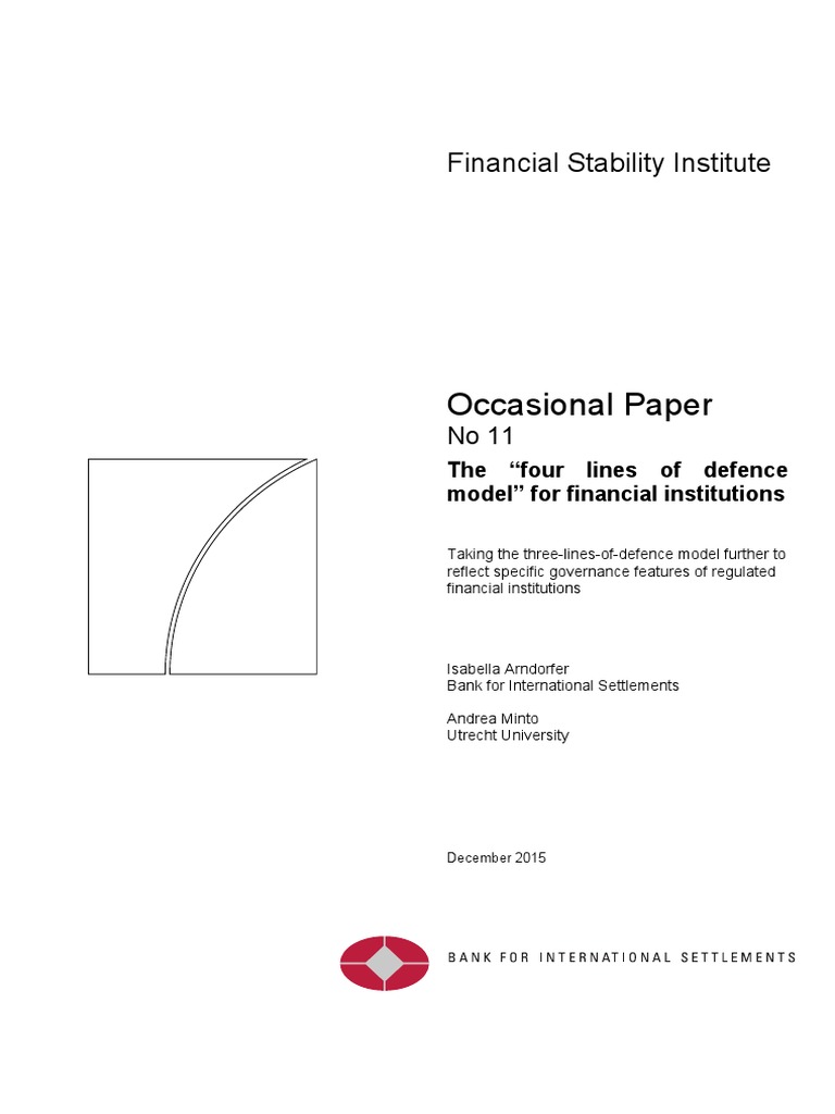 Basel - Four Lines of Defense | PDF | Internal Audit | Internal Control