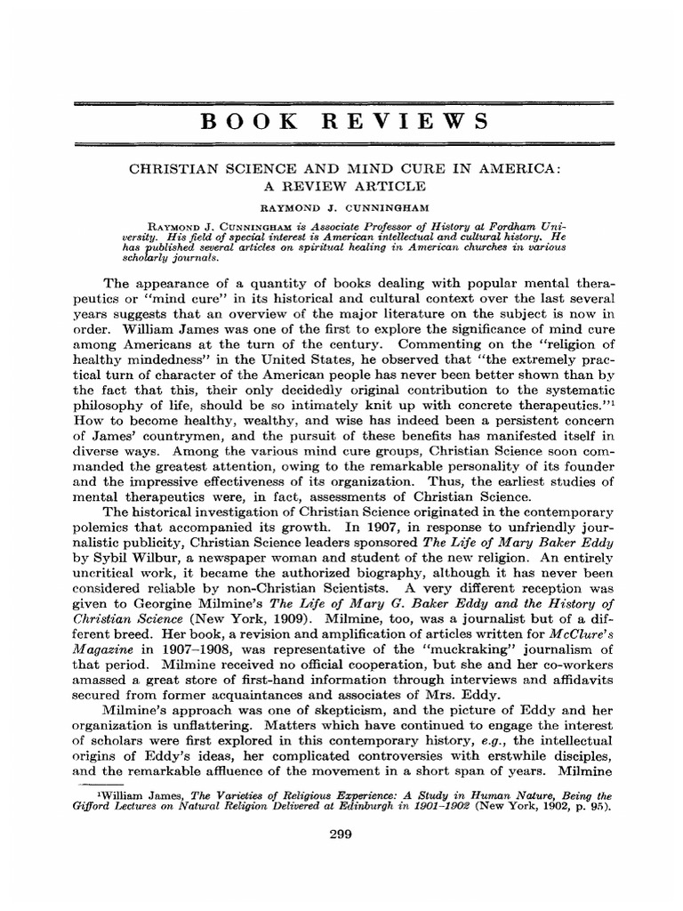 Reviews Raymond J Cunningham Pdf New Thought Psychology