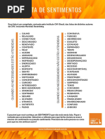 Lista de Sentimentos Positivos e Negativos de A A Z - Dicio, Dicionário ...