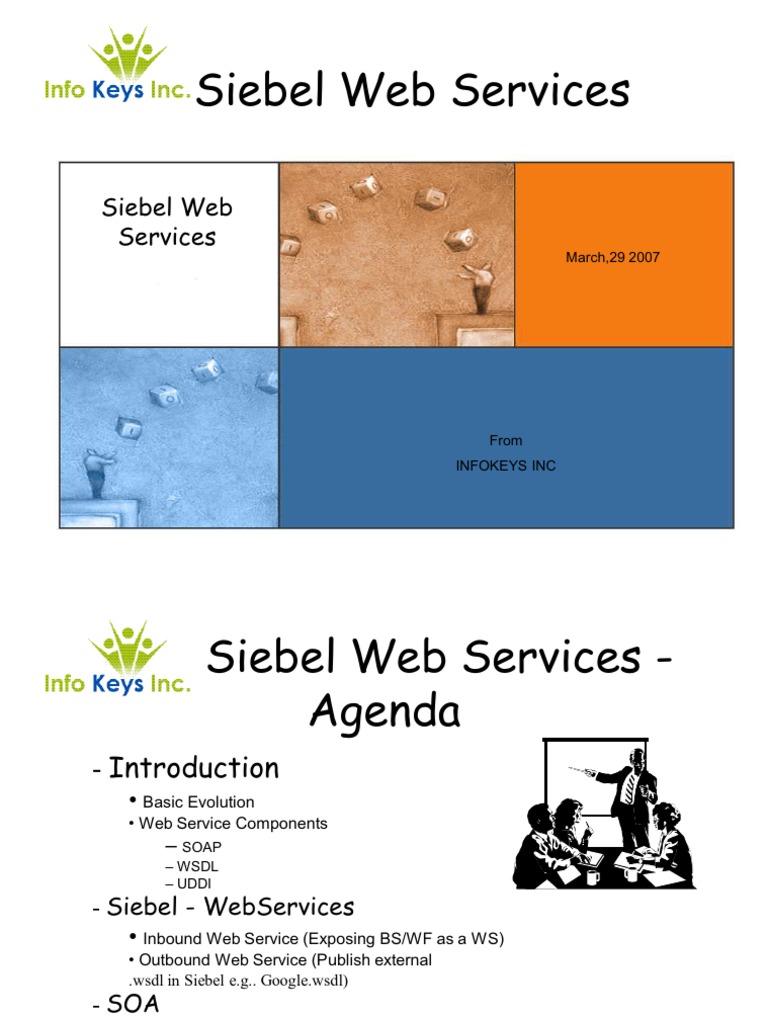 Siebel Web Services | PDF | Soap | Web Service