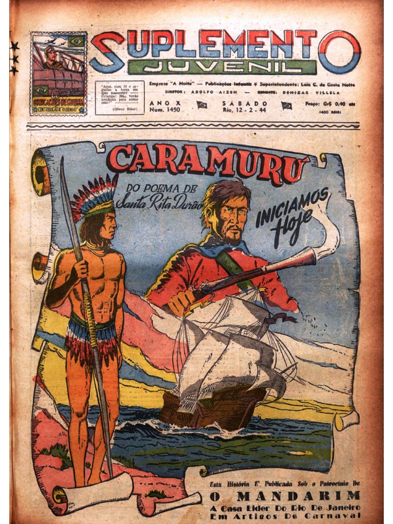 HQ - Caramuru (Santa Rita Durão - Suplemento Juvenil, #1450 - 1944) | PDF