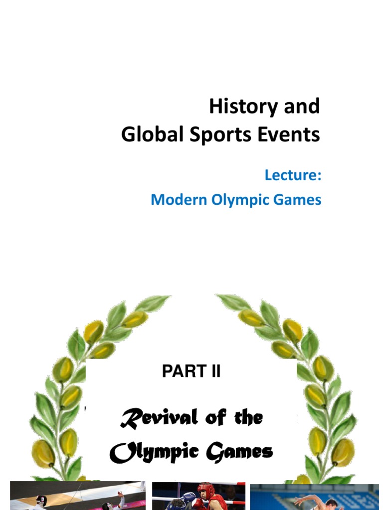 History of the Modern Olympic Games | PDF | Olympic Games | Sports ...