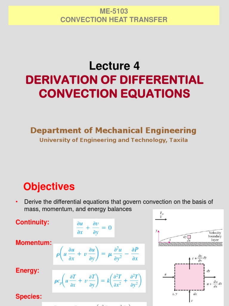 ME5103 Convection Heat Transfer - Lec4 PDF | PDF | Boundary Layer | Fluid Dynamics