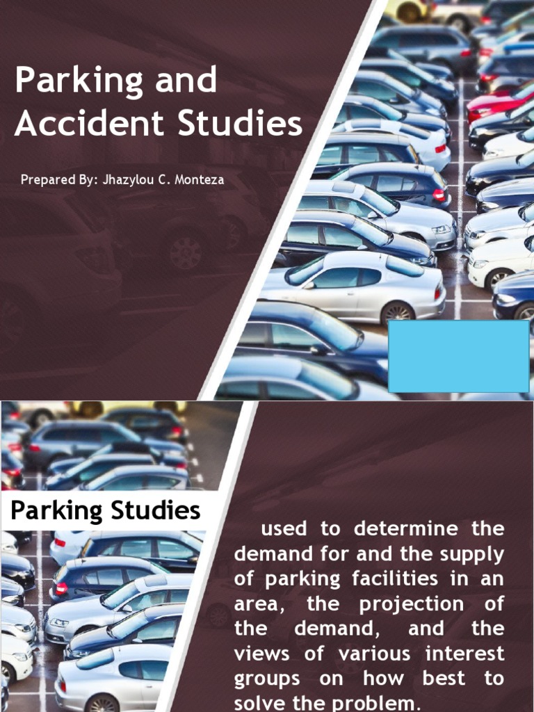 Parking and Accident Studies Report | Download Free PDF | Parking ...